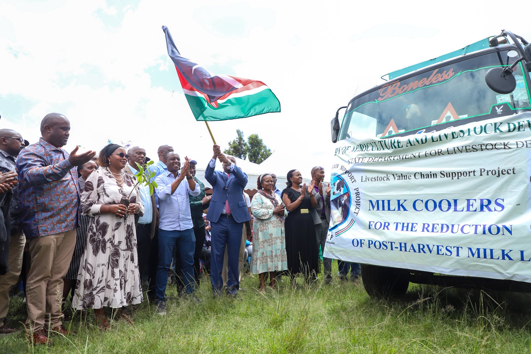 CS Mutahi Kagwe boosts Nyeri dairy sector with 2,000-litre milk cooler ...
