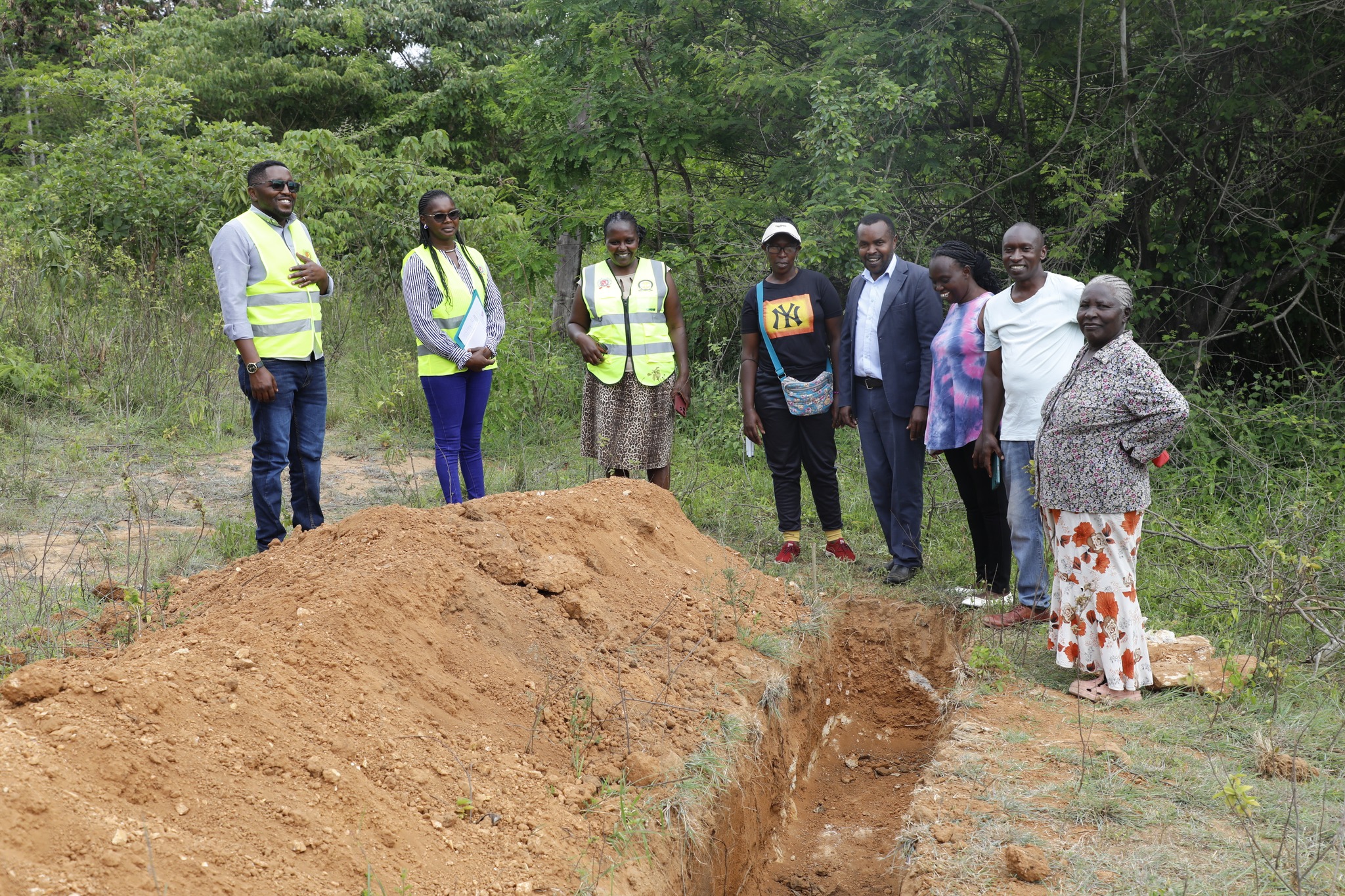 Kiambu County farmers in Ngoliba benefit from FLLOCA retention ditches ...