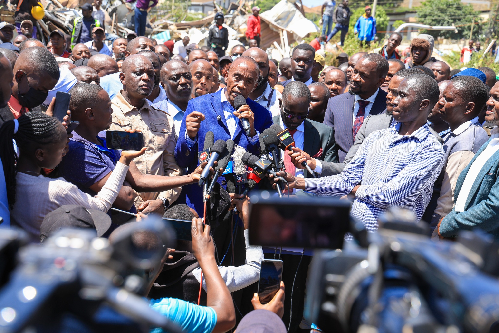 Kiambu Governor Kimani Wamatangi condemns bulldozer raid on legally ...